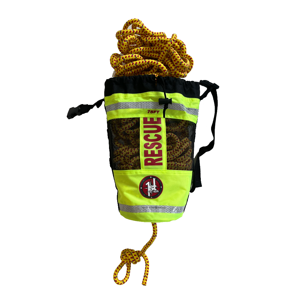 Sac de corde à lancer pour sauvetage d'urgence, 50' ou 75' - Aréo-Feu